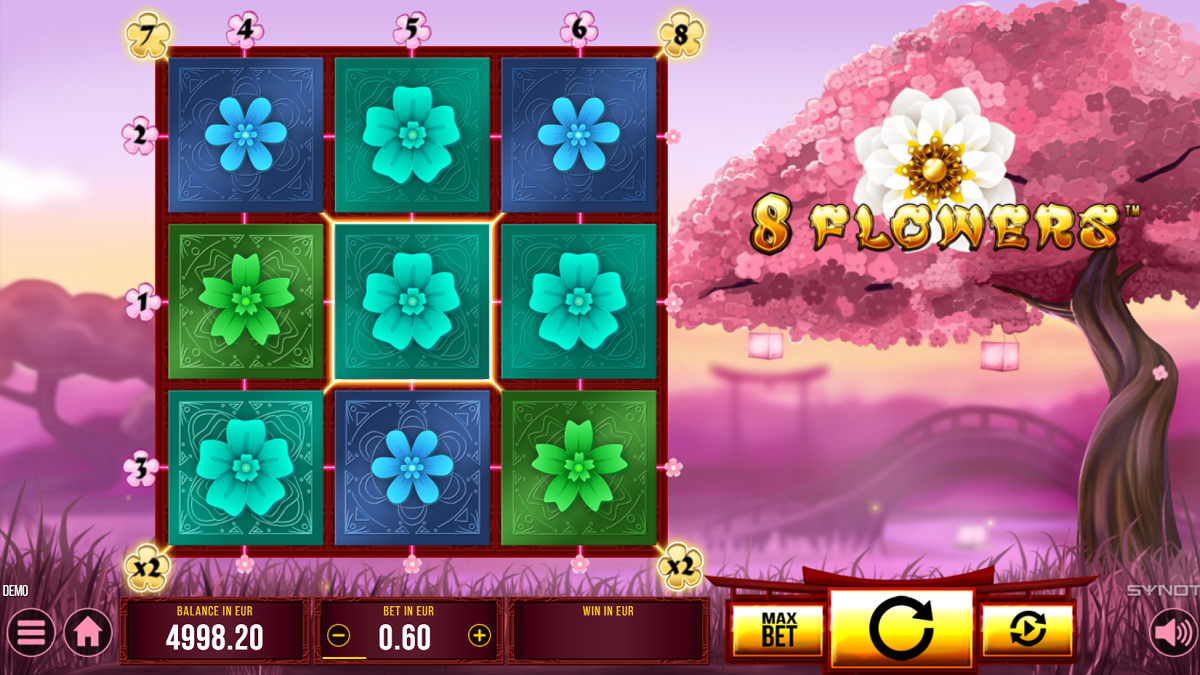 8 Flowers automat - ČeskéKasino.cz